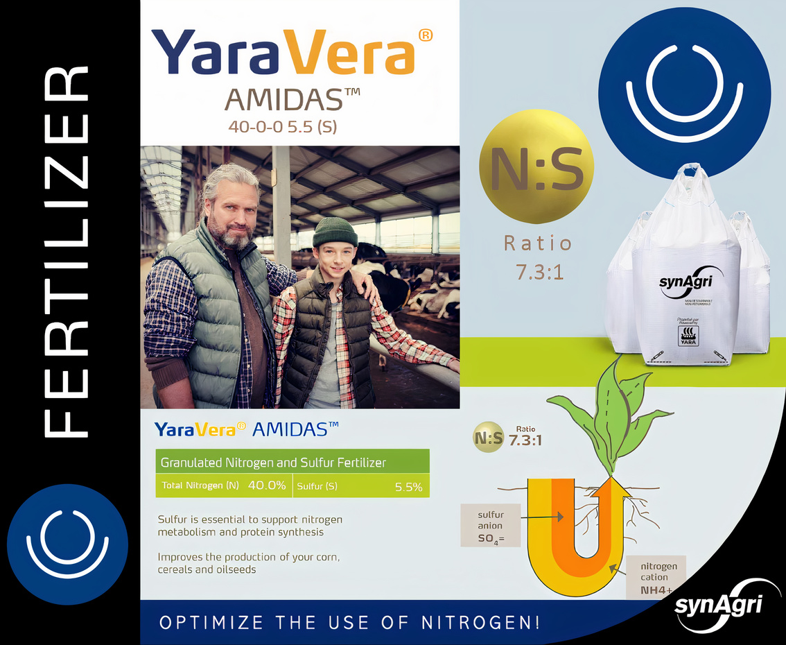 Fertilizer Guide – YaraVera Amidas – Nitrogen - Synagri